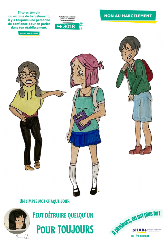La journée nationale de lutte contre le harcèlement - Collège Diderot